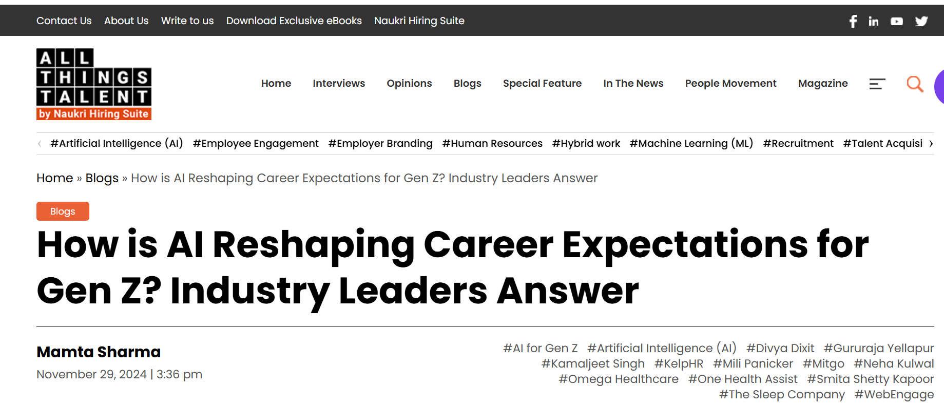How is AI Reshaping Career Expectation for Gen Z? Industry Leaders ...